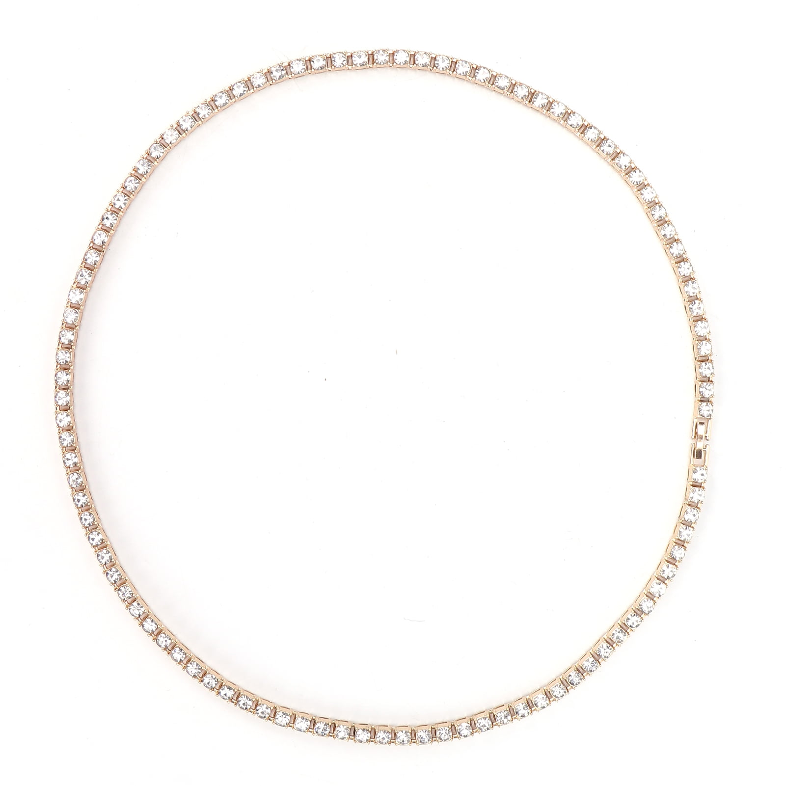 Click here for Super Homeca Rhinestone Necklace premium Tennis Ch... prices