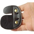 2 Pack Leather Archery Finger Tabs Archery Finger Guard for Shooting ...