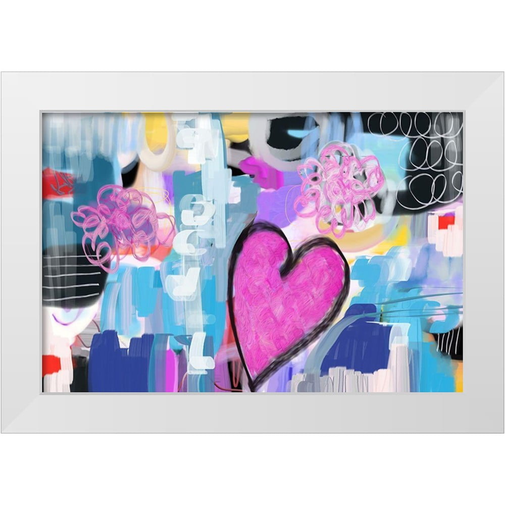 Auda, Christine 24x17 White Modern Wood Framed Museum Art Print Titled ...