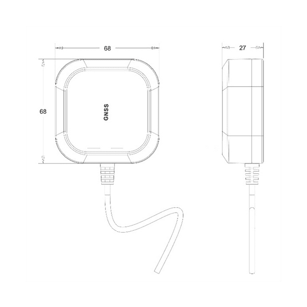 TOPGNSS High Precision GNSS Antenna,RTK GPS Antenna,UAV-UGV High ...