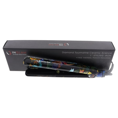 Diamond Ceramic Tourmaline Flat Iron - HSA061CF Flower Powder by Inglam ...