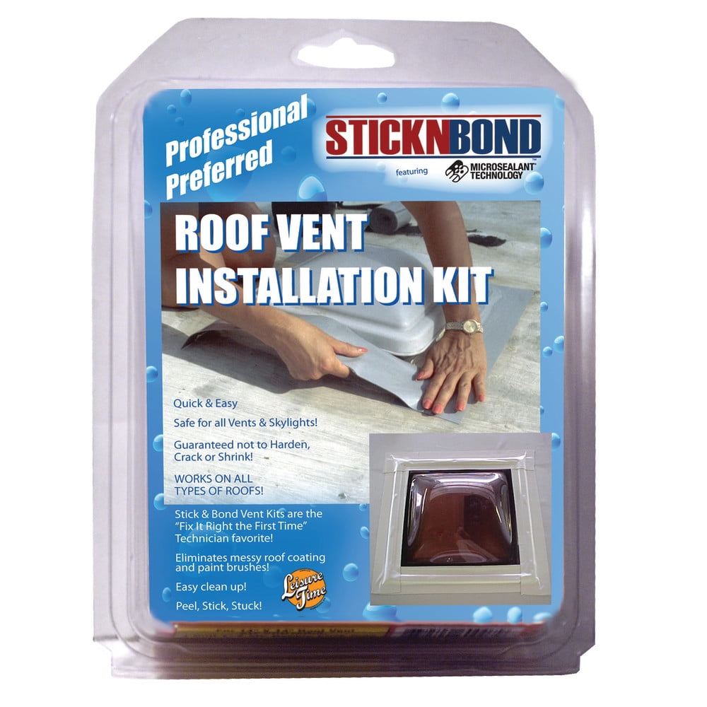 Leisure Time 60021 StickNBond 4" x 60' White Patch Kit for RV Repairs ...