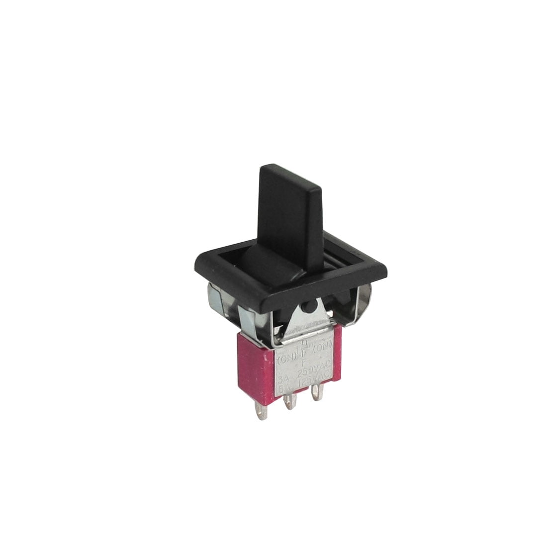 1P2T 3 Way 3-Terminals Momentary Rocker Toggle Switch 250V/3A 125V/5A ...