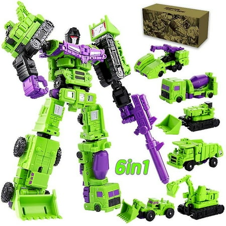 Transformation 6 In 1 Model Defensor Devastator Toys Action Figure ...