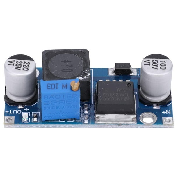 Convertidor LM2596S Fuente de alimentación Módulo reductor DC-DC 3A 3.2V-46V (salida fija ...