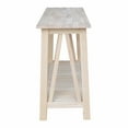 Surrey Solid Wood Console/Sofa Table - Unfinished - Walmart.com