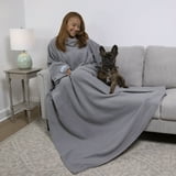 Snuggie Oversized Comfy Wearable Blanket, Adult Size, Super Soft Fleece ...