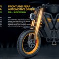 GT20 Electric Bike for Adults, 1000W Rear Hub, 48V 25Ah Battery, 20" x ...