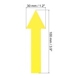 Uxcell 4x1" Arrow Sticker Directional Sign Adhesive Removable Floor ...
