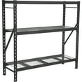 Ironton 3-Tier Industrial Shelving Rack, 77in.W x 24in.D x 72in.H ...
