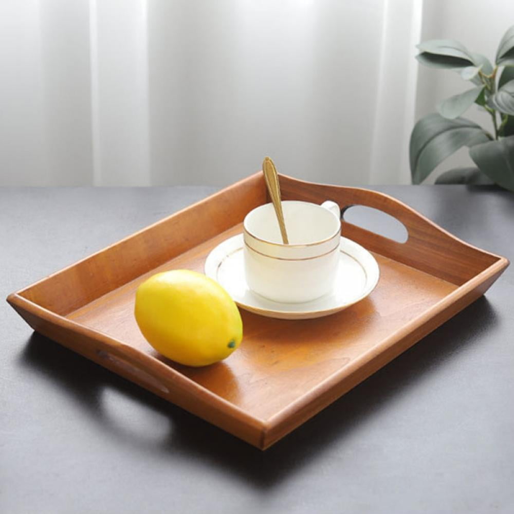 Wooden Tray Serving Tray Food Fruit Plate Vintage Color Dining Room ...
