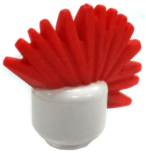 LEGO Red Mohawk Loose Hair - Walmart.com - Walmart.com