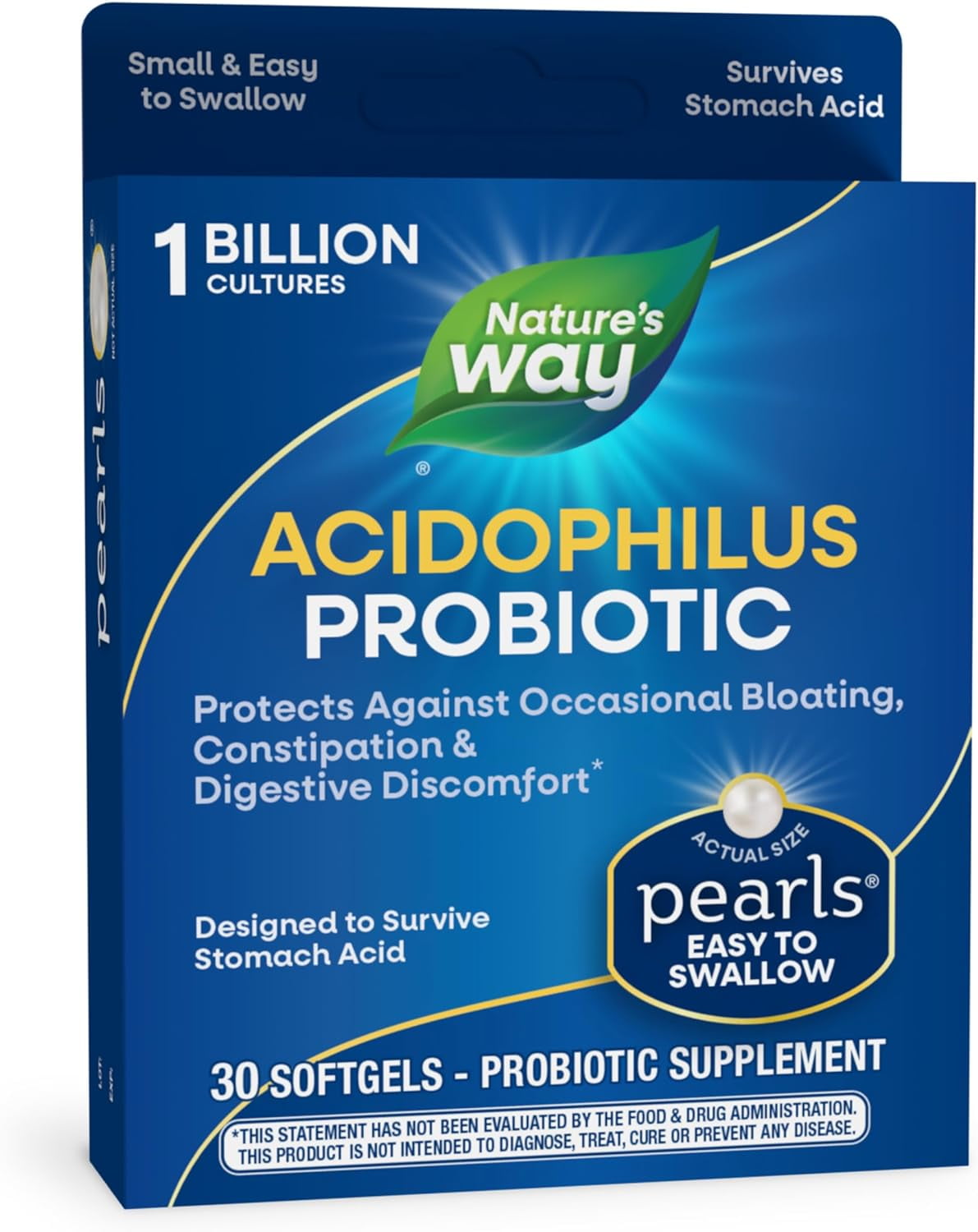 Nature's Way | Probiotic Pearls Acidophilus suplemento para promover el ...