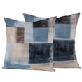 Abstract Color Stitching Outdoor Waterproof Throw Pillow Covers Set of ...