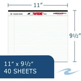 LANDSCAPE PAD WHITE 11"x9.5" COLLEGE RULED WITH MARGIN - Walmart.com
