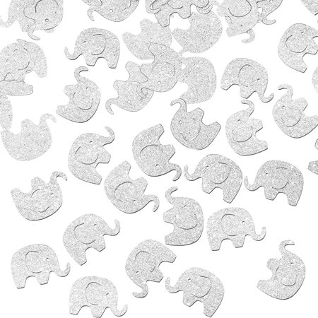 600 Pieces Elephant Confetti Elephant Paper Cutouts Elephant Table ...