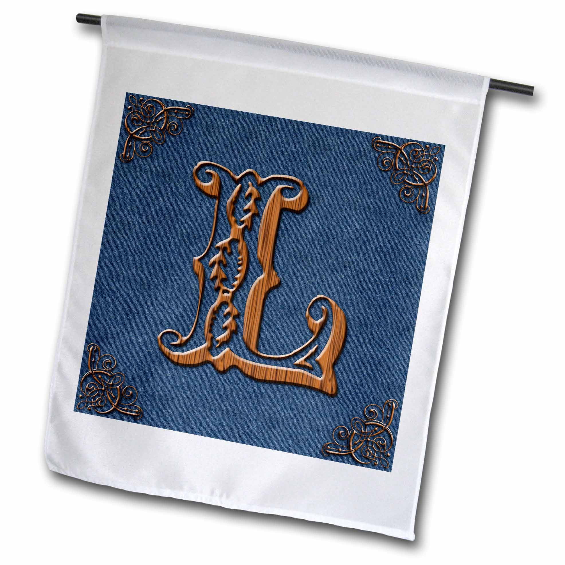 3dRose Monogram letter L in Victorian Western font that looks like ...