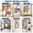 ACSTEP Space Saving Hangers 10 Pack, 5-Hole Magic Hangers Closet ...
