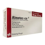 Almetec-Co 40 mg, 12.5 mg, 28 comprimidos | Walmart en línea
