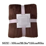 Cozy Flannel Throw Blanket 50x60 | Ultra Soft Microfleece Bed Blanket ...