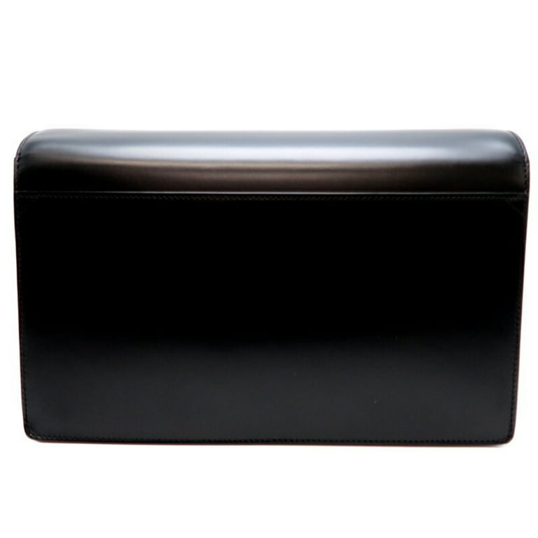 Pre-Owned Dunhill Men's Leather Handbag Black (Fair Pre-Owned Dunhill Men's Leather Handbag Black (Fair