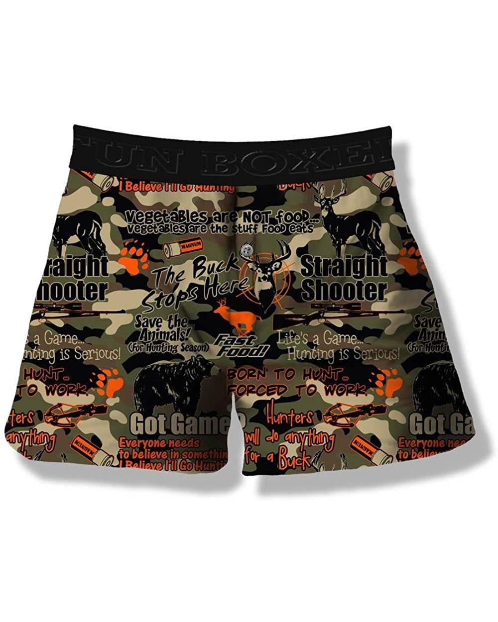Fun Boxers Mens Boxer Shorts, Male, Hunting Phrases, Size: XL - Walmart.com
