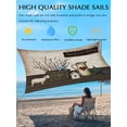 Bless Our Home Sun Shade Sail 14' x 18', Blue Star Sheep Branch Vintage ...