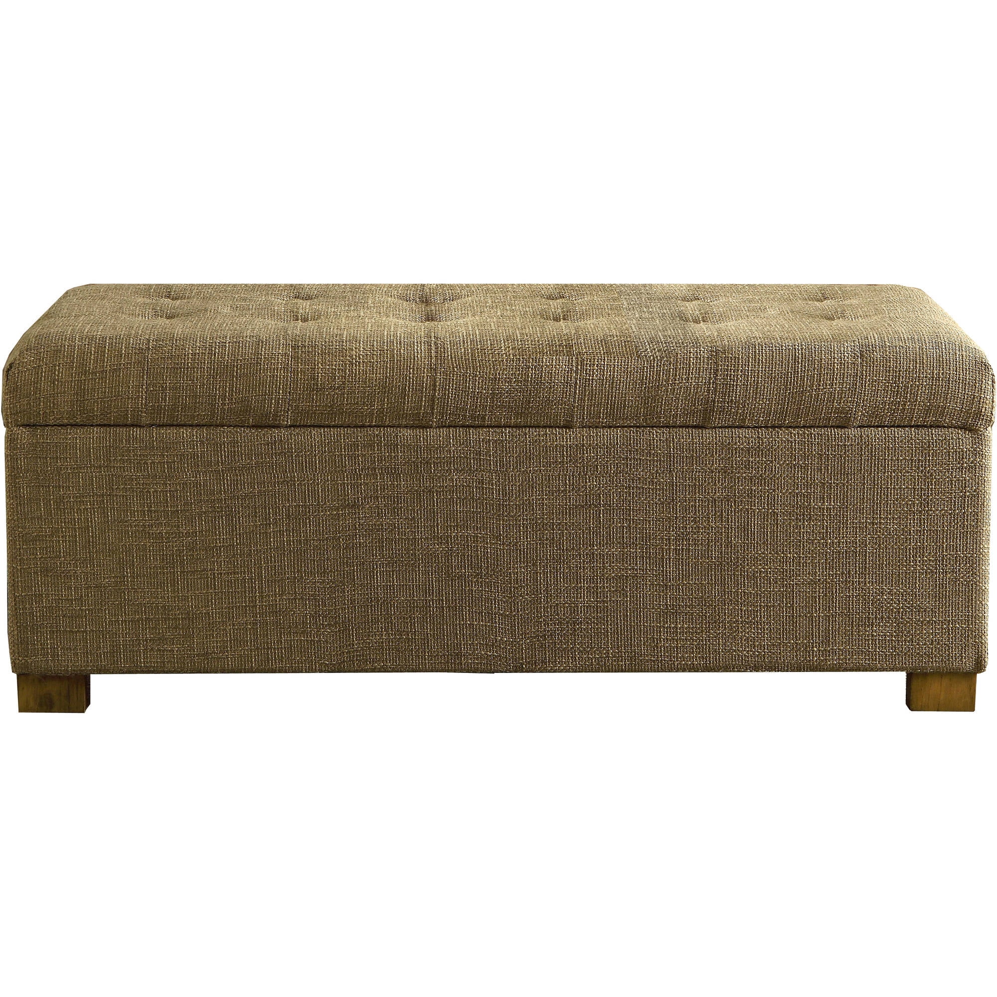 HomePop Large Tufted Storage Bench, Multiple Colors - Walmart.com