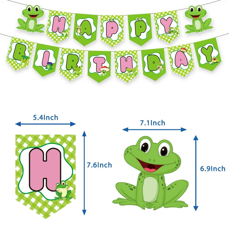 Girl Frog Party Decorations | Shelly Lighting