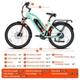 Addmotor Citypro 26inch Electric Bike for Adult, 125 Miles, 500W Commuter City Cruiser Electric ...