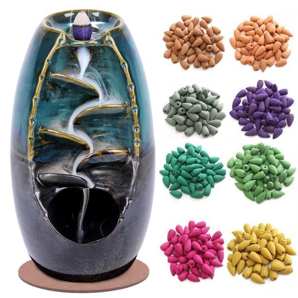 50PCS Backflow Incense Cones for Waterfall Natural Scents for Backflow ...