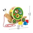 Hape, Snail Walk-A-Long Pull Toy with Shapes, Baby & Toddler - Walmart.com