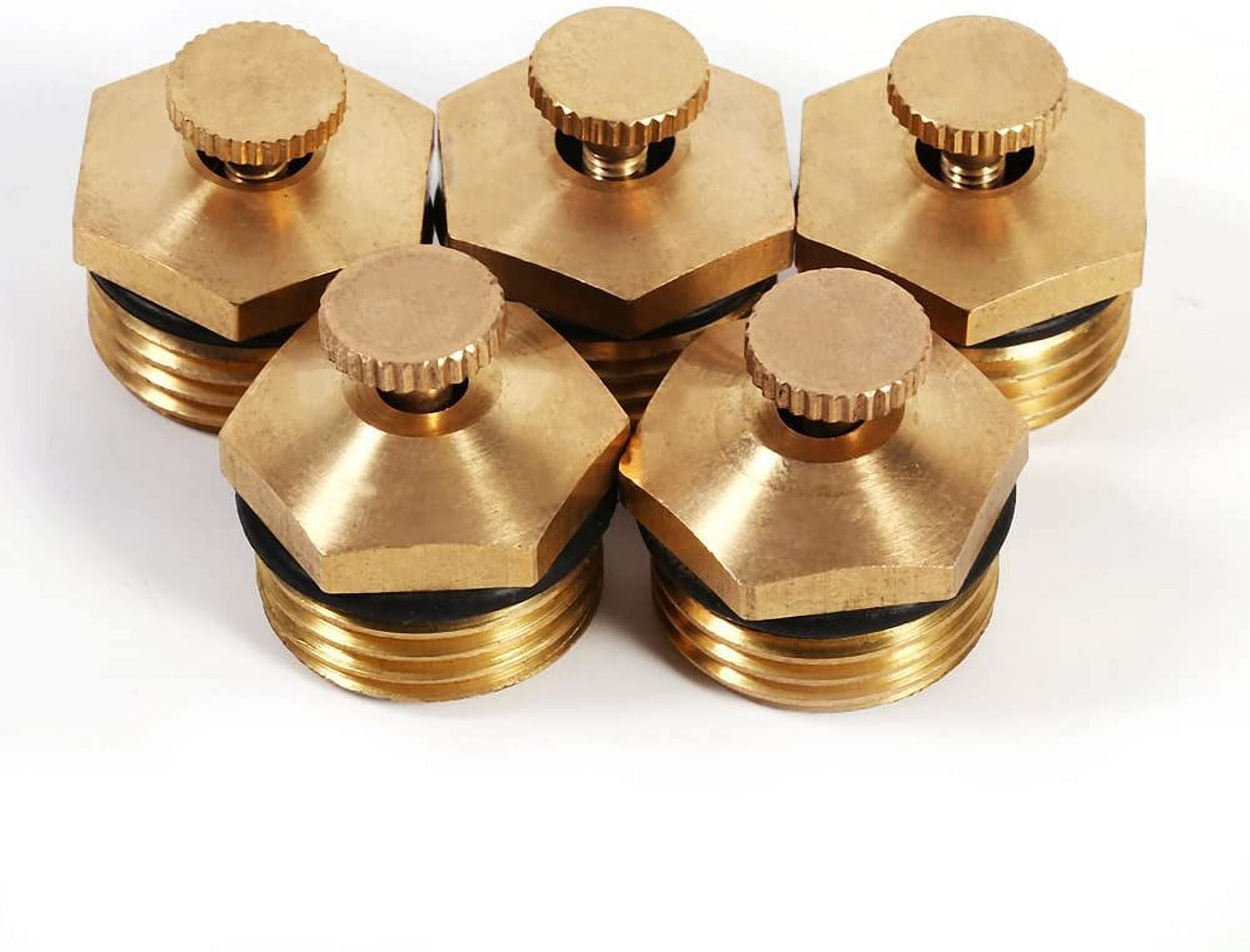 FYBTO5Pcs Misting Nozzles, Brass Adjustable Centrifugal Atomizing ...