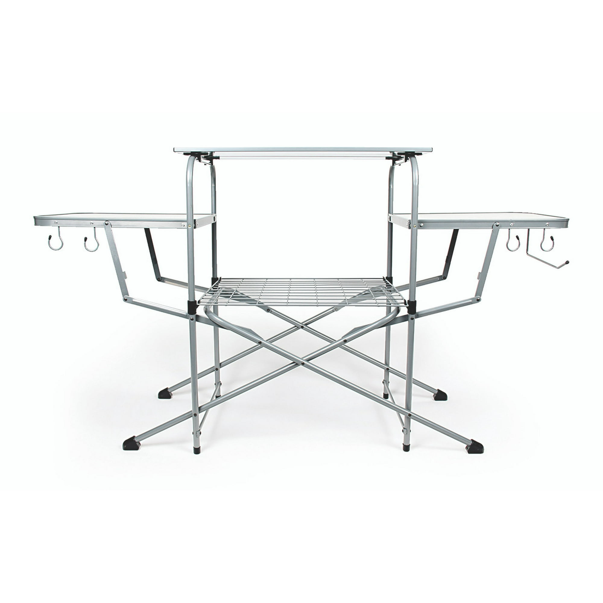 Click here for Camco Table 57293 Folding; Polished; Aluminum Top/... prices