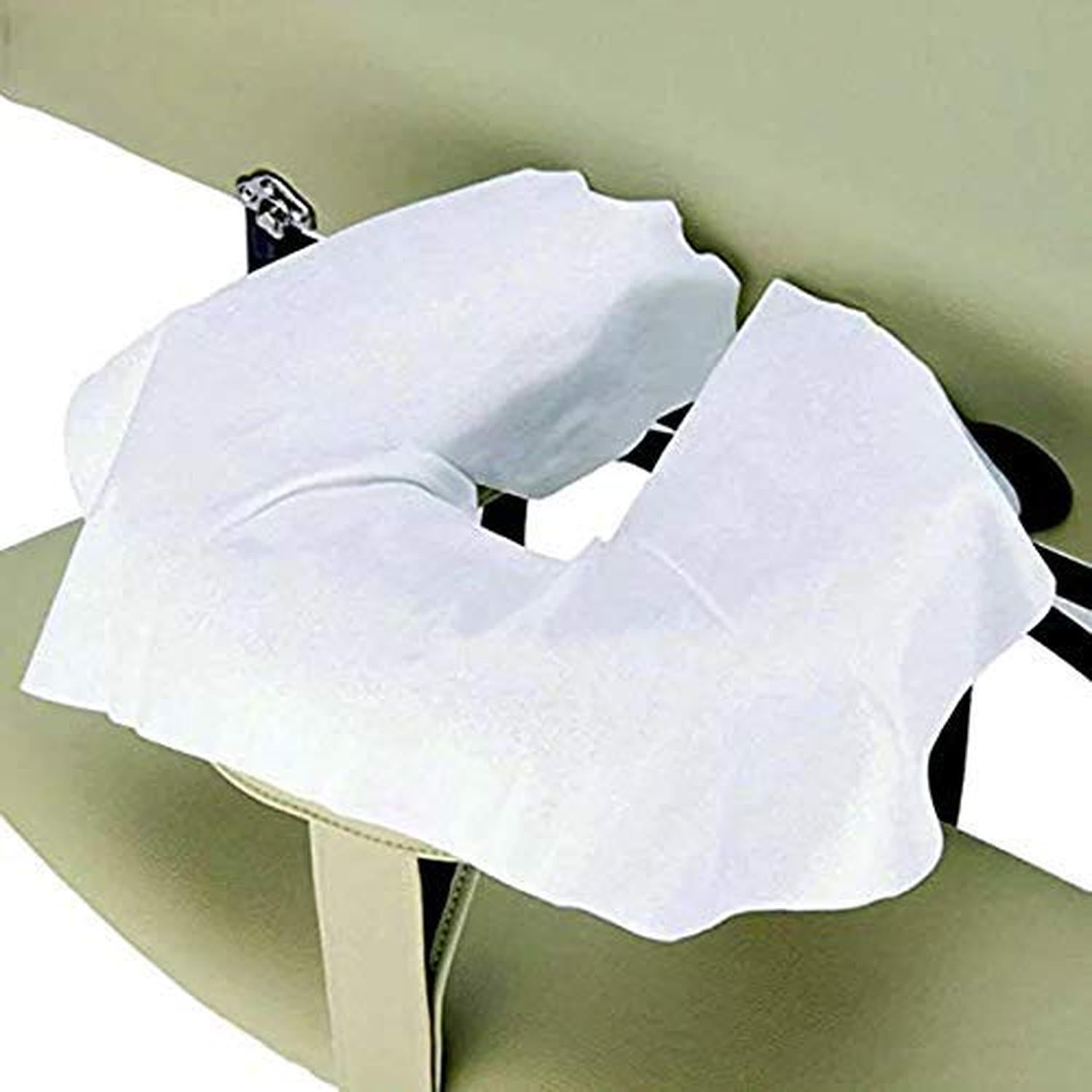 Huini Disposable Headrest Covers Soft Face Cradle Covers Non-Sticking ...
