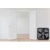 Genesis 20"3 Speed Box Fan with Max Cooling Technology, G20BOX-BLK ...
