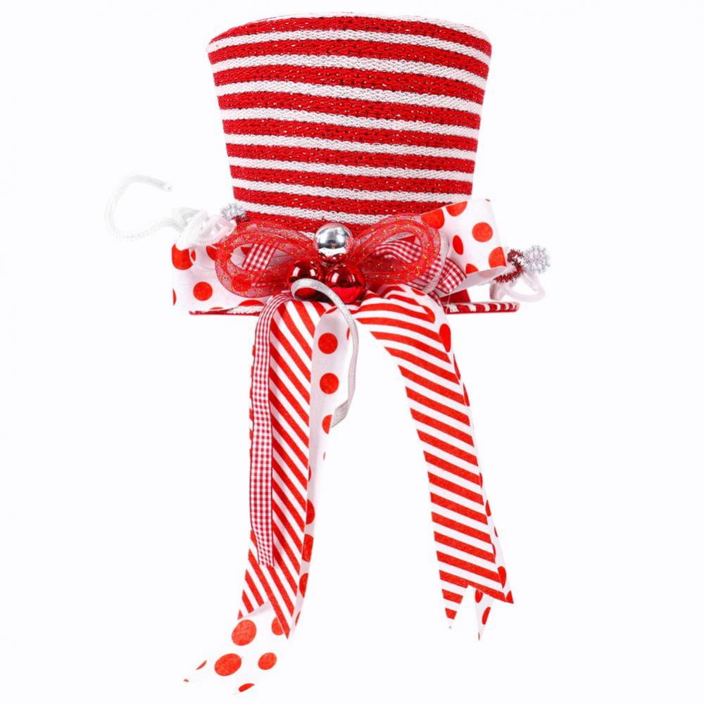 Buy Christmas Tree Topper Red White Stripes Top Hat Ornament Tree buy-christmas-tree-topper-red-white-stripes-top-hat-ornament-tree