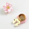 COOLHOOD Pearlized Floral Cufflinks Clip Decorative Button Covers For ...