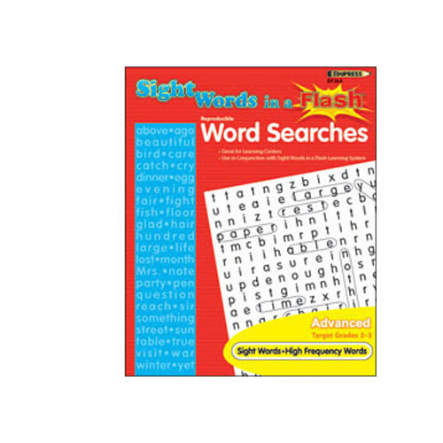 Sight Words in a Flash Word Searches Grade 2-3 - Walmart.com
