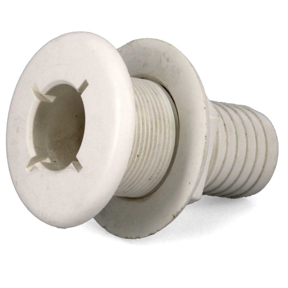 Boat Thru Hull Connector | 1 7/8 Inch Off White Plastic - Walmart.com