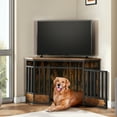 Free Shipping! Uforic 52 Inch Heavy Duty Corner Dog Crate Furniture ...