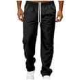 Ceisia Men's Solid Color Casual Loose Fit Sports Multi Pocket Inner ...