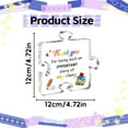 Harlik Teacher Appreciation Gift Engraved Acrylic Block Puzzle with ...