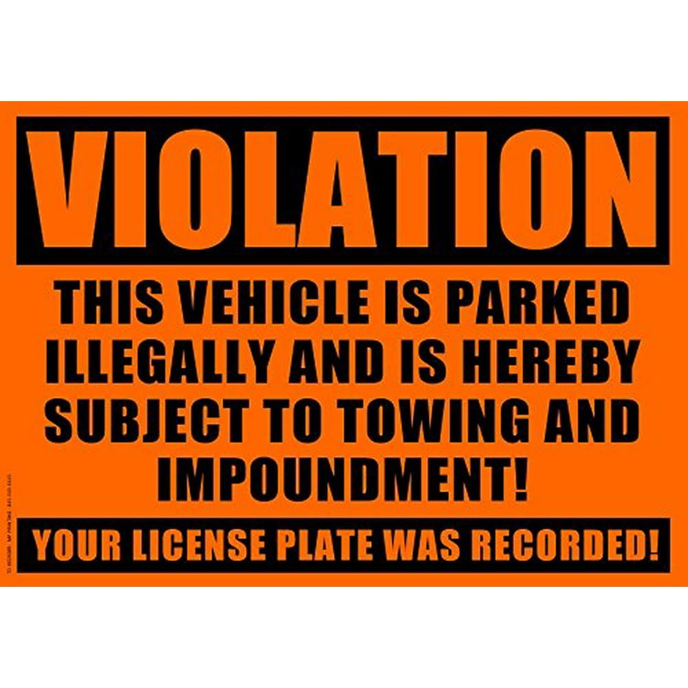 50 VIOLATION NO PARKING TOWING Sticker No Parking Stickers 50 50-violation-no-parking-towing-sticker-no-parking-stickers-50