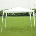Costway 10'x10' Outdoor Canopy for Cookout, Heavy Duty Pavilion for ...