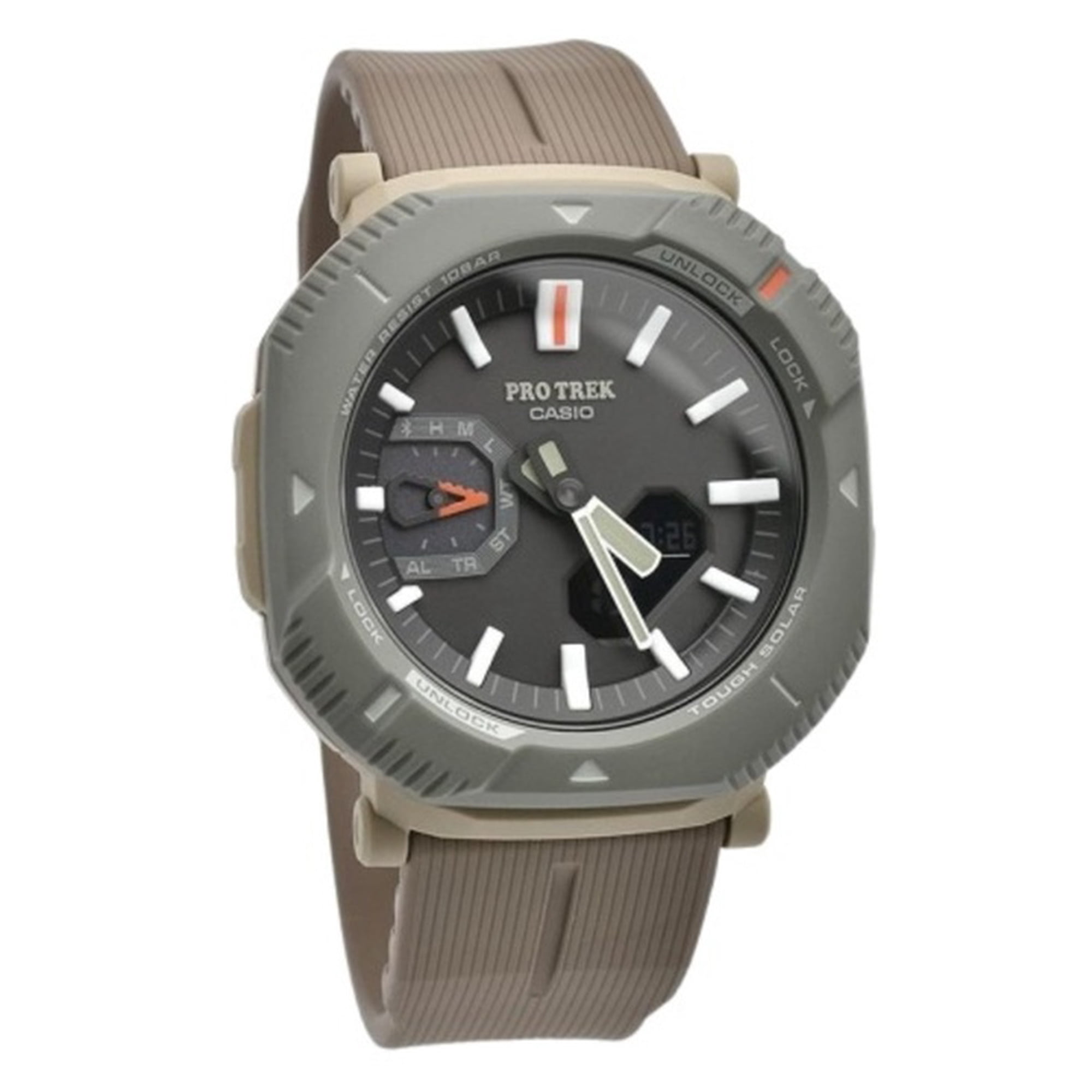Click here for Casio Pro Trek Analog Digital Smartphone Link Grey... prices
