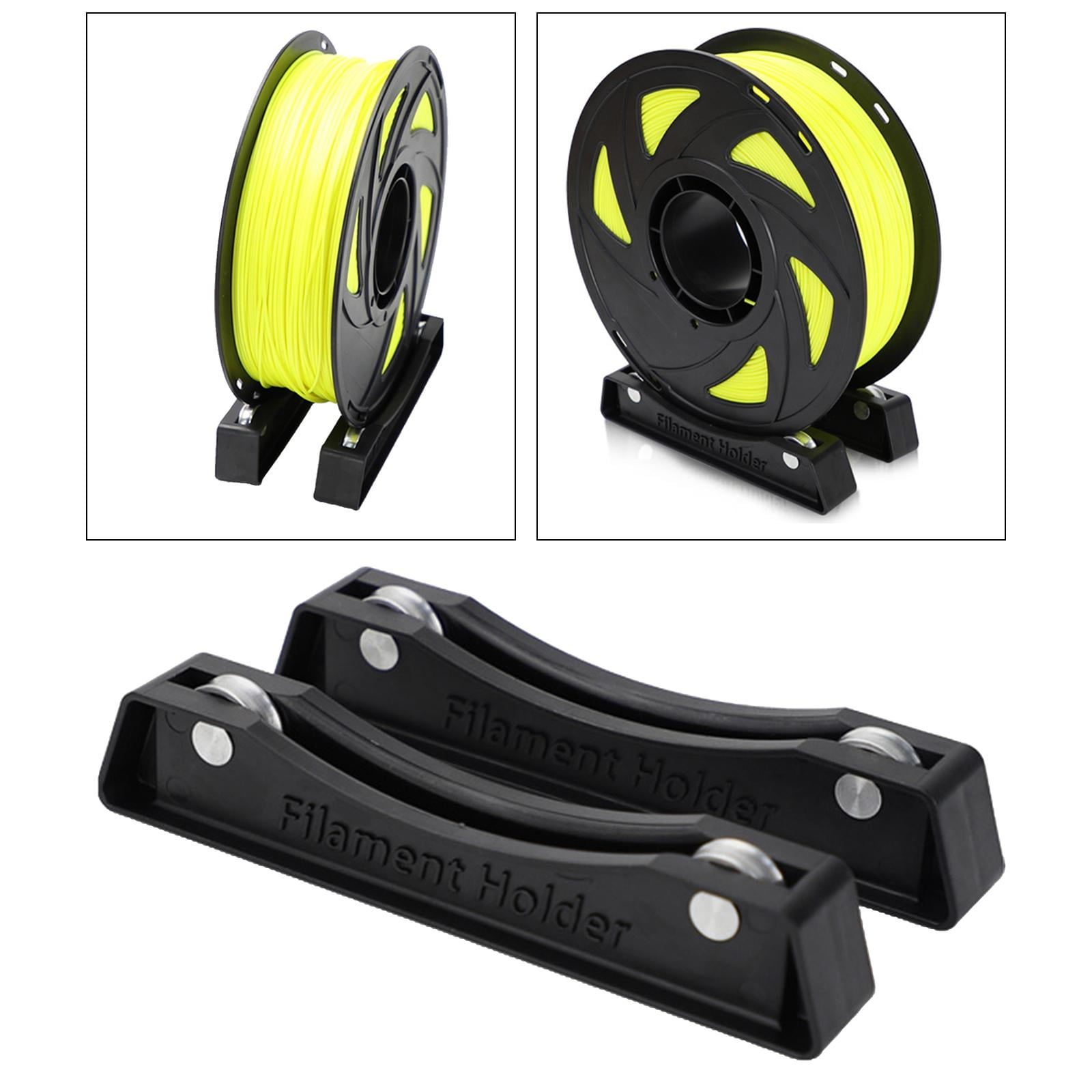 Filament Spool Holder Black Tabletop Fixed Seat Adjustable Rack Tray ...