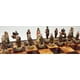 Japanese Samurai Warrior Chess Set Large 18" Cherry & Burlwood Color ...