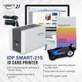 IDP SMART-21SB-EZ ID Card Simplex Printer Bundle, Includes printer ...