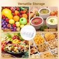 Chilled Condiment Container, Clear Condiment Server with Lid & Ice ...